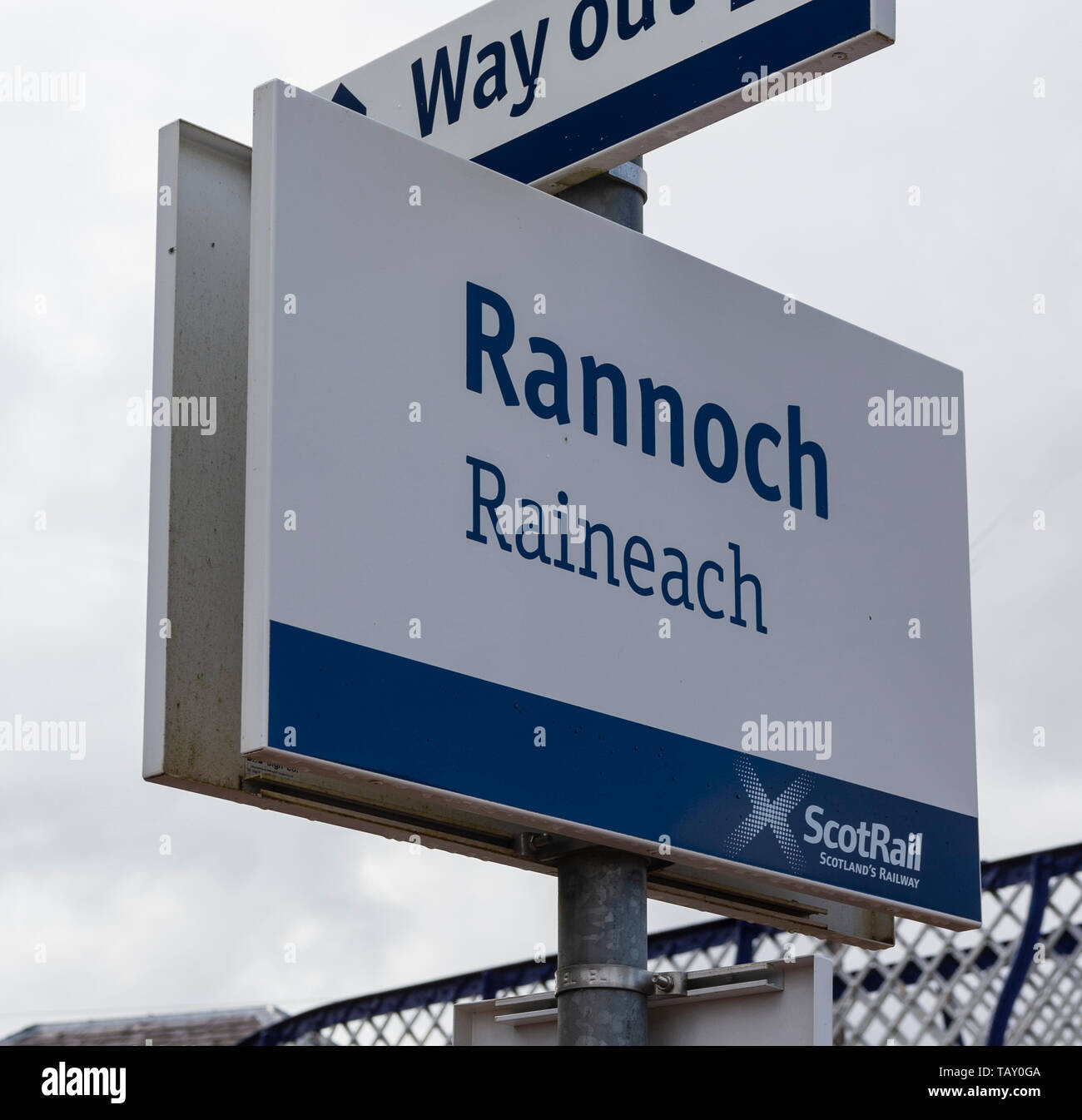 Rannoch Station, Perth and Kinross, Scotland, United Kingdom - One of ...
