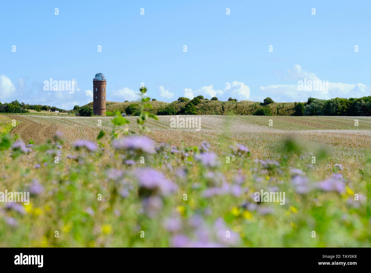 The Cape Arkona / Kap Arkona navigation / observation tower and ...