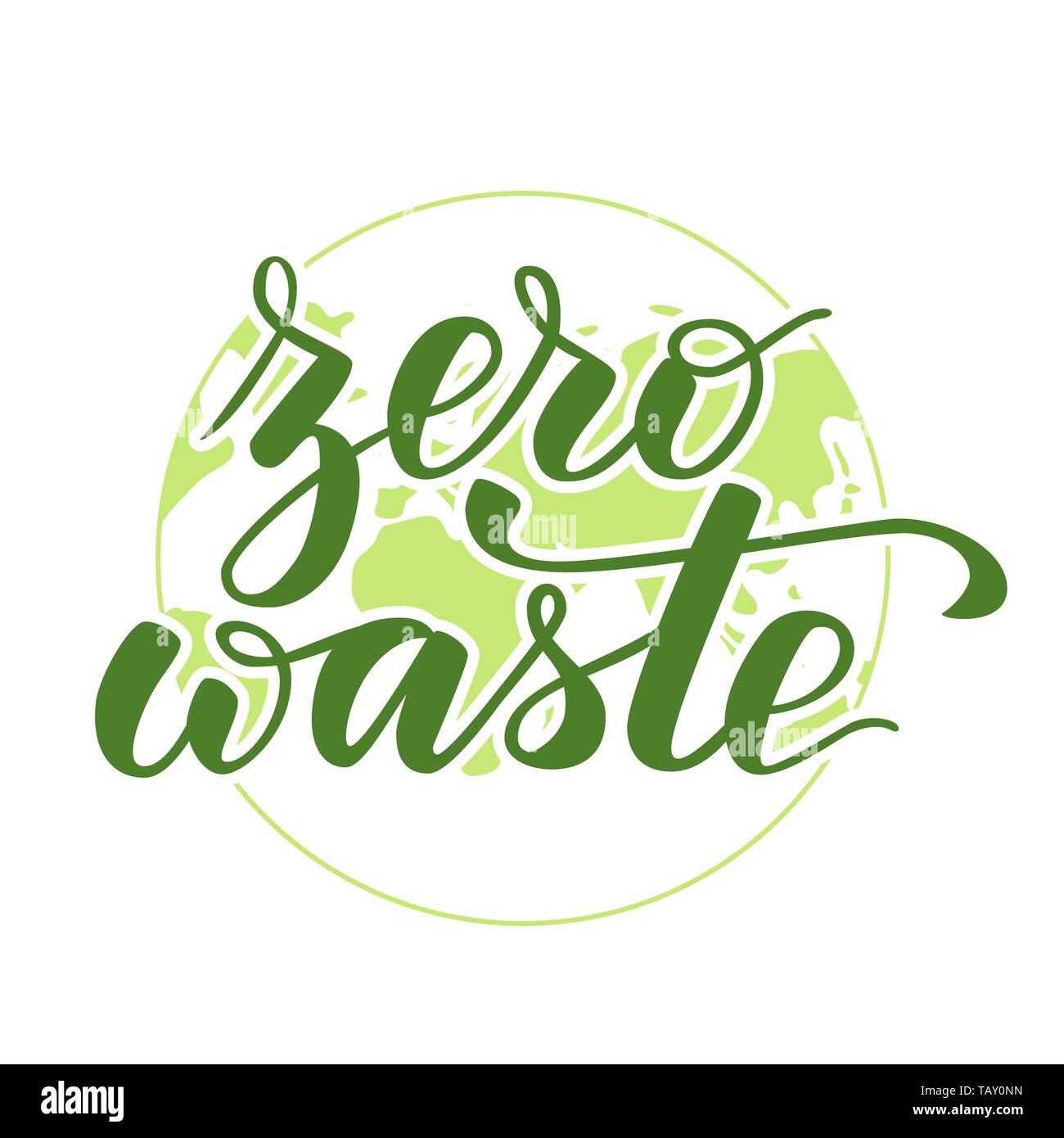 Handwritten Zero waste Stock Vector Image & Art - Alamy