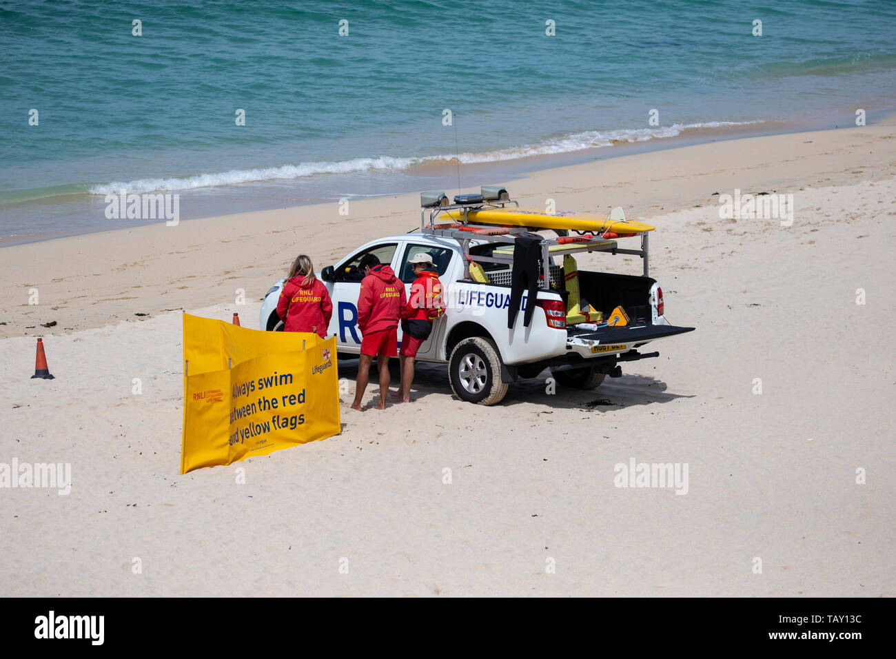 Lifeguards swimming care hi-res stock photography and images - Alamy