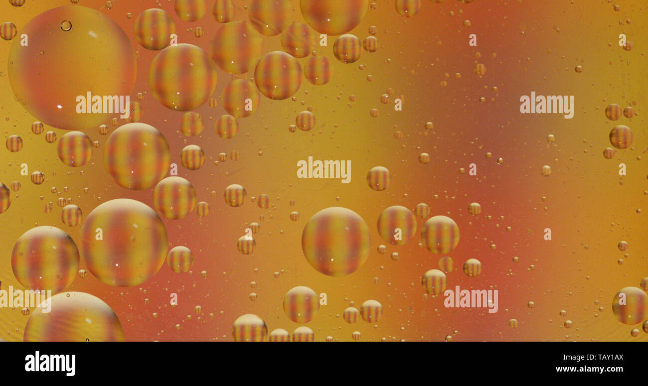 Fantastic structure of colorful bubbles. Abstract colorful paint. Top ...