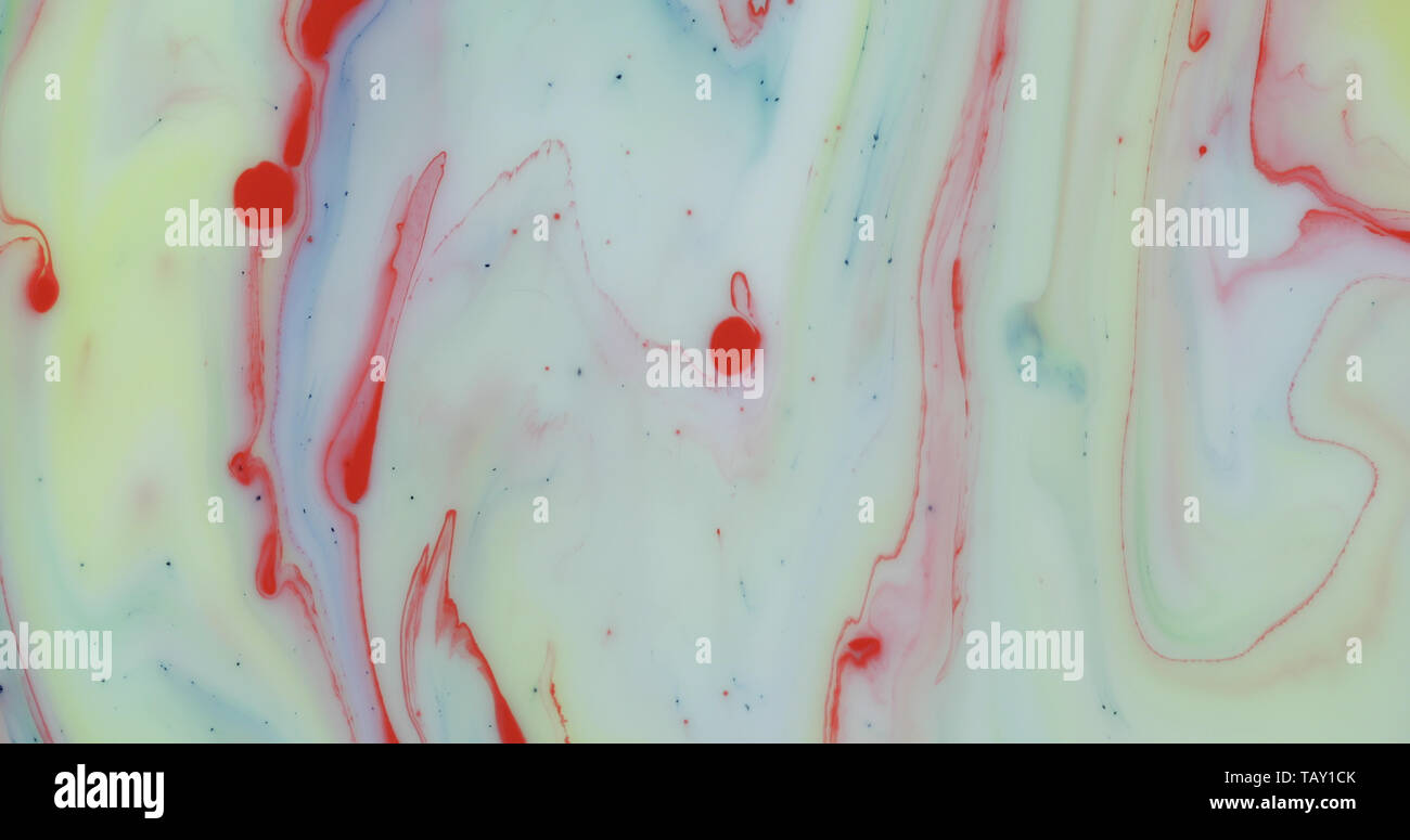 Abstract psychedelic background. Ink in a multicolored liquid. Colorful ...