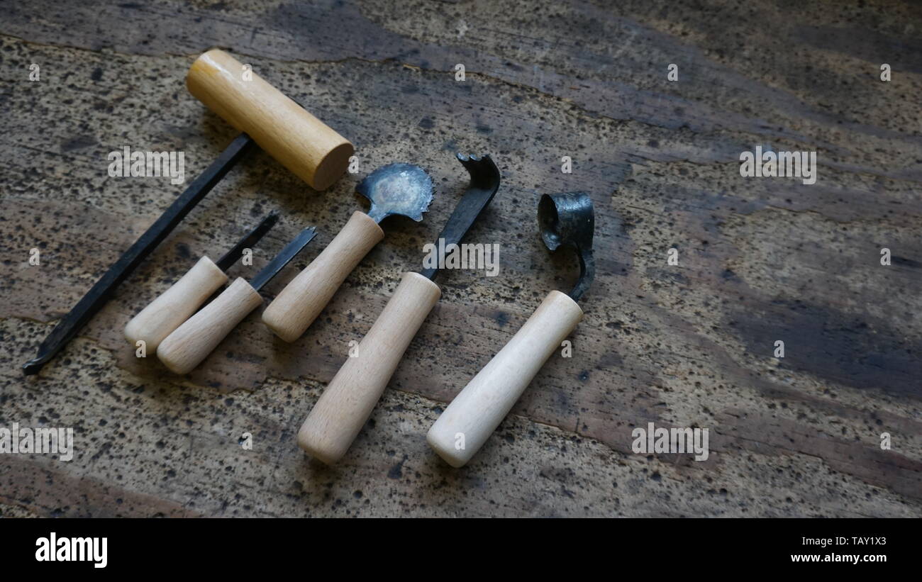 Medieval craftsmen tools High Resolution Stock Photography and Images ...