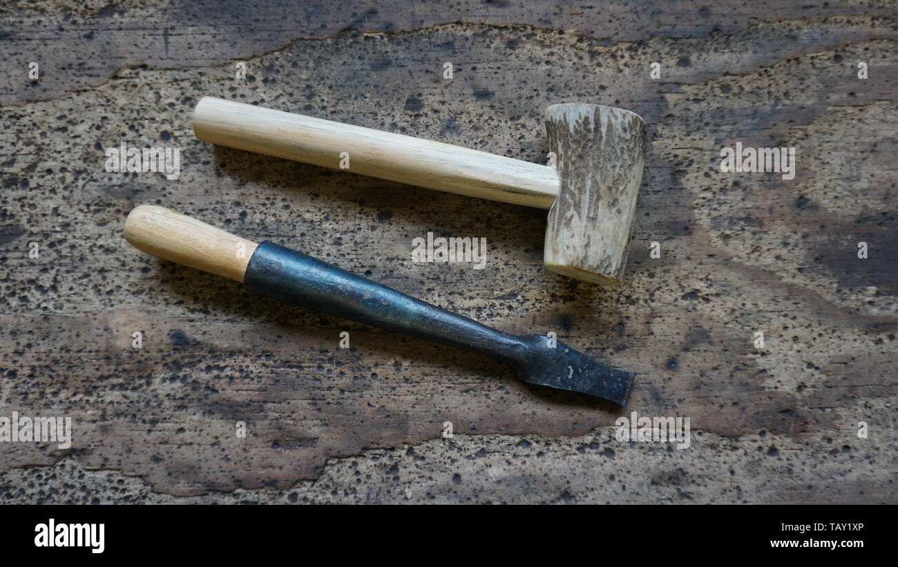 Medieval carpentry tools hi-res stock photography and images - Alamy