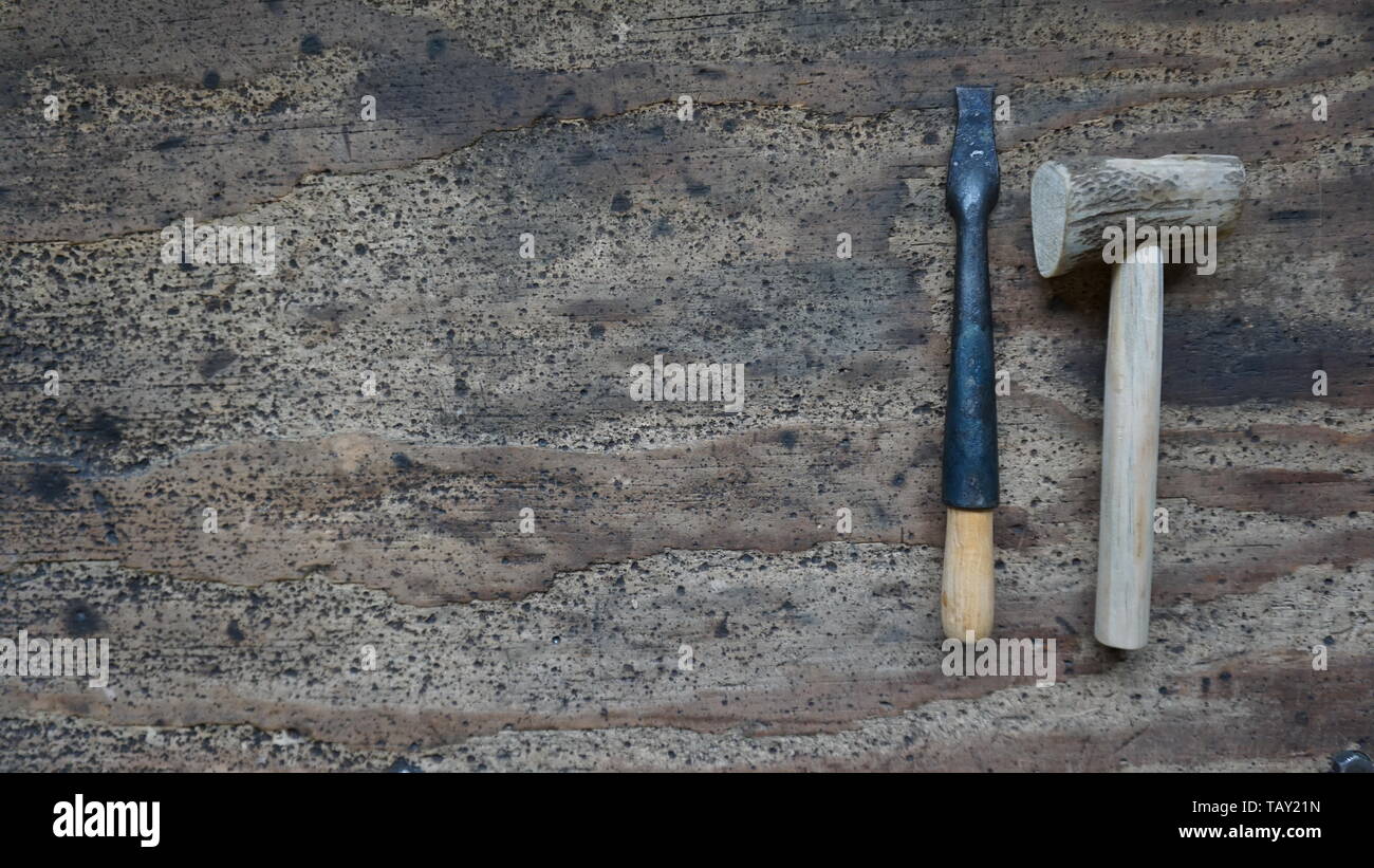 Medieval craftsmen tools hi-res stock photography and images - Alamy