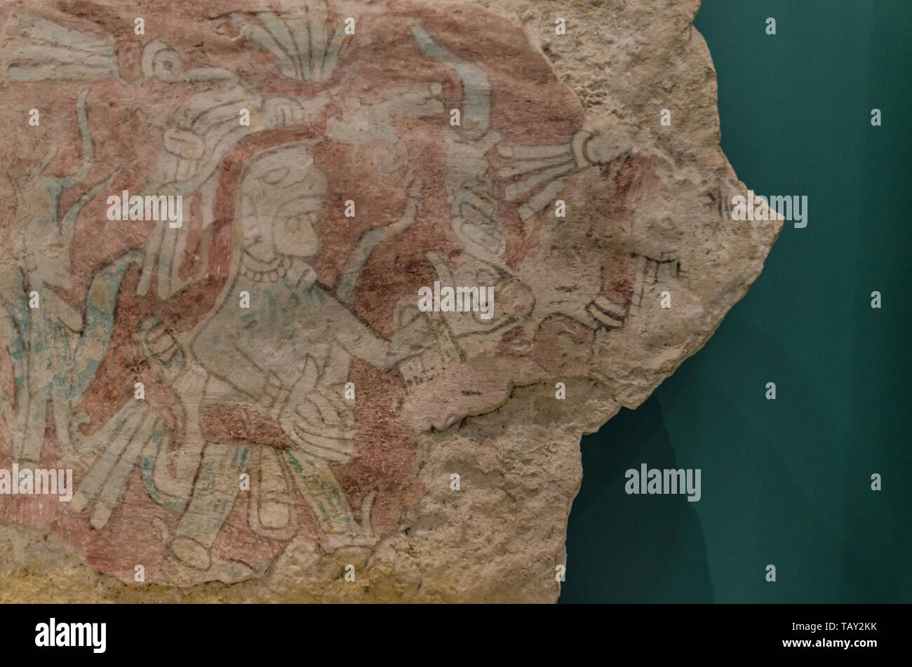 Handcrafted work in stone of the mayan culture Stock Photo - Alamy