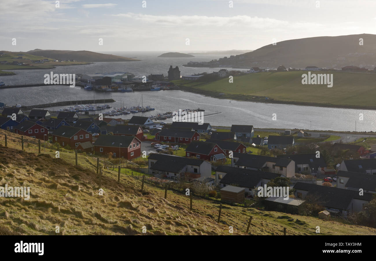 Scalloway, Shetland, Scotland, UK Stock Photo - Alamy