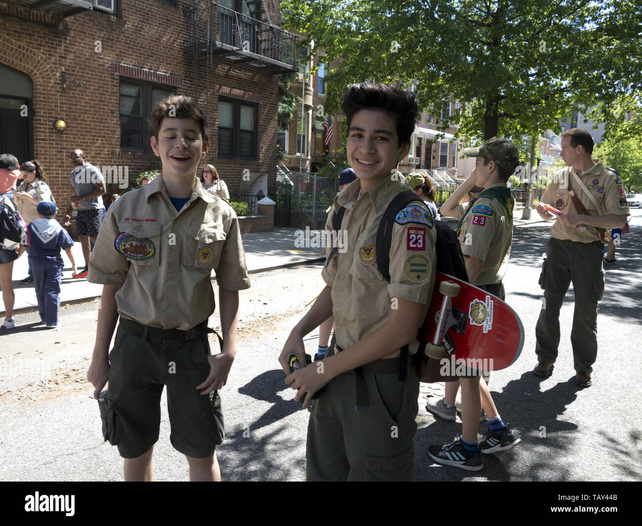 Boy teens teenagers fun happy pride hi-res stock photography and images ...