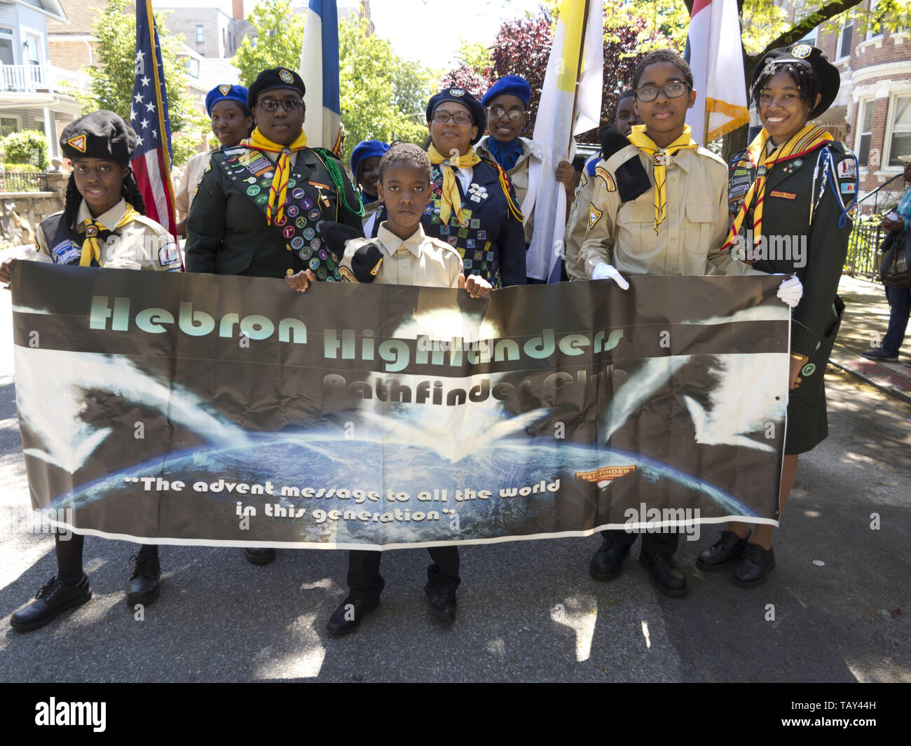 Scouts parade hi-res stock photography and images - Alamy