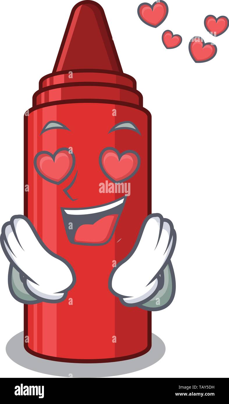Color Red Crayon