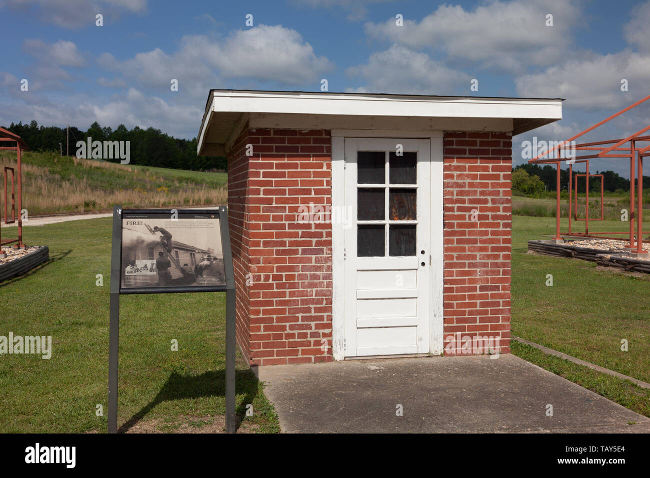 The fire building on Tuskegee National Park Stock Photo - Alamy
