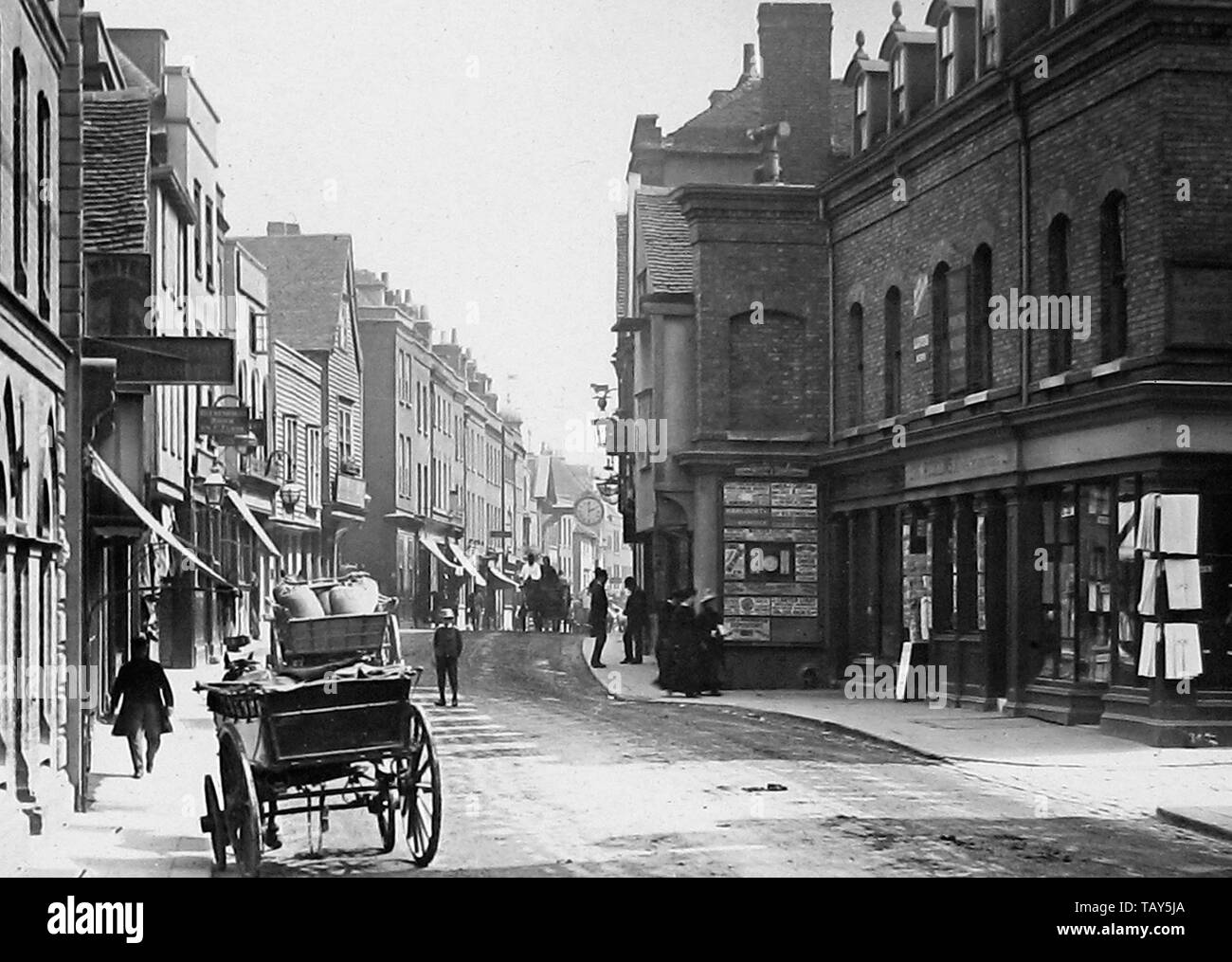 Rochester High Street Stock Photo - Alamy
