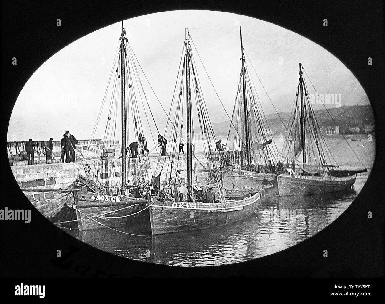 Fishing boats, Largs Pier, Scotland Stock Photo - Alamy