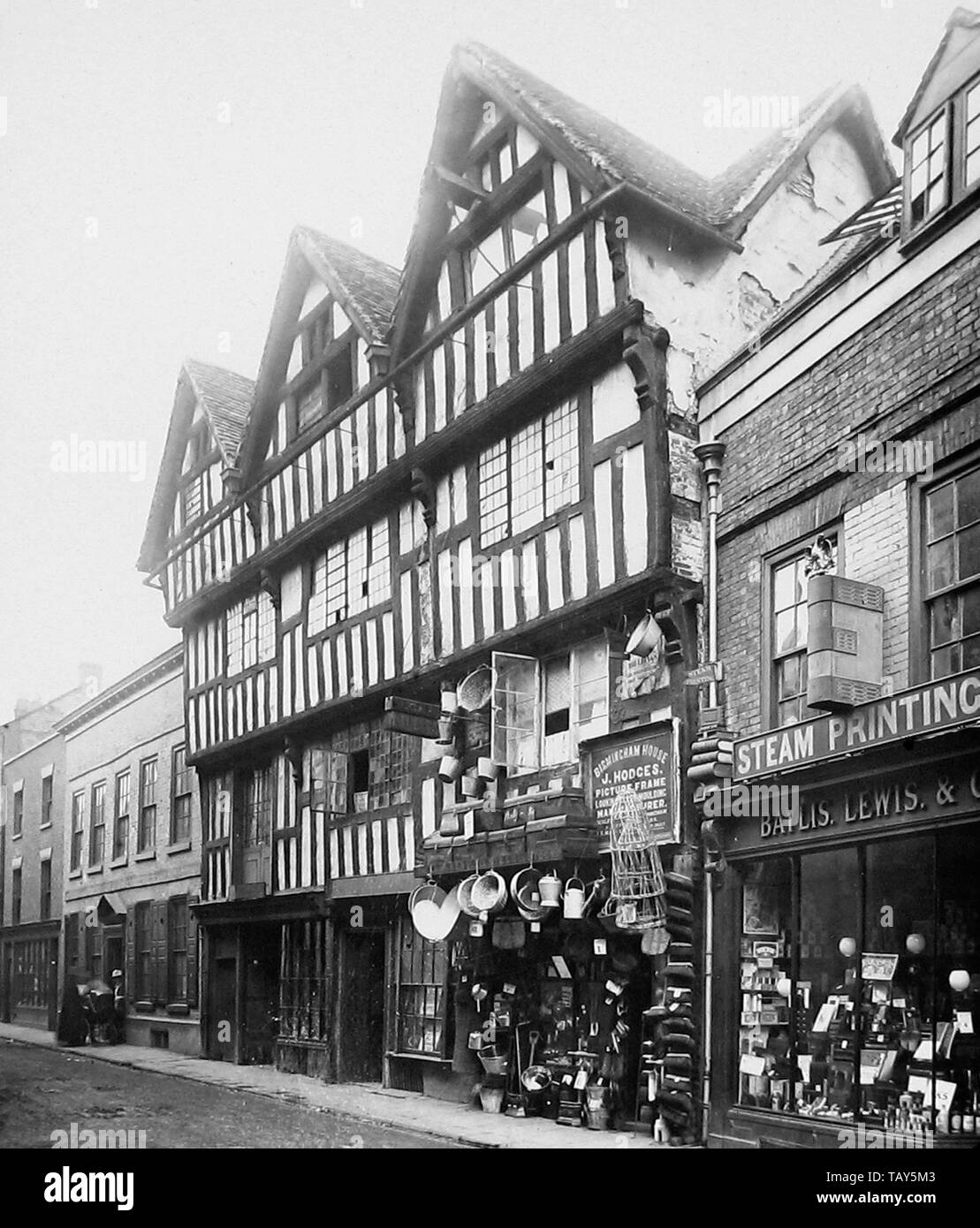 Worcester shops Black and White Stock Photos & Images - Alamy