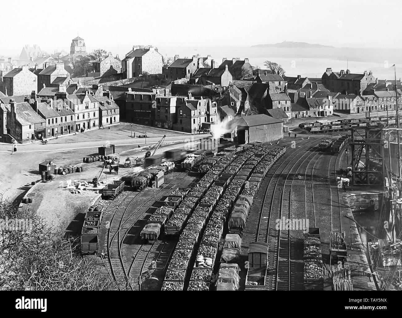 Old coal yard Black and White Stock Photos & Images - Alamy