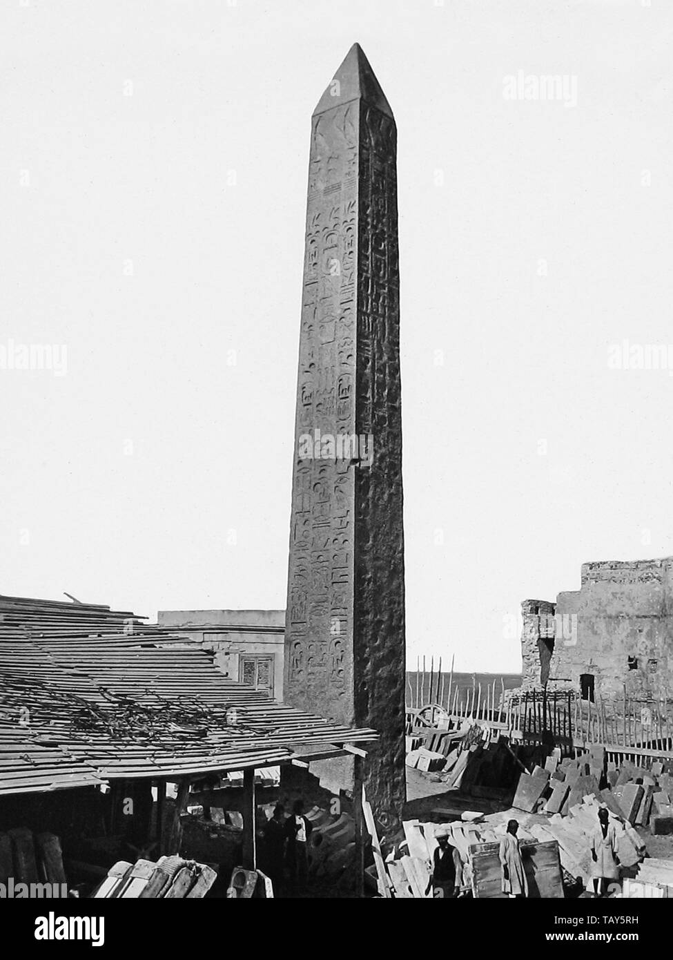 Cleopatras Needle, Alexandria, Egypt Stock Photo - Alamy
