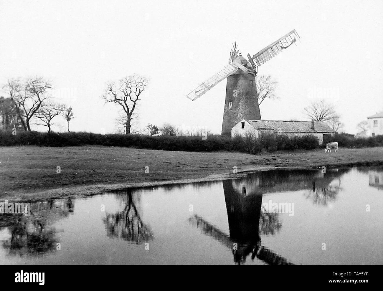 Barnet Gate Windmill, London Stock Photo - Alamy
