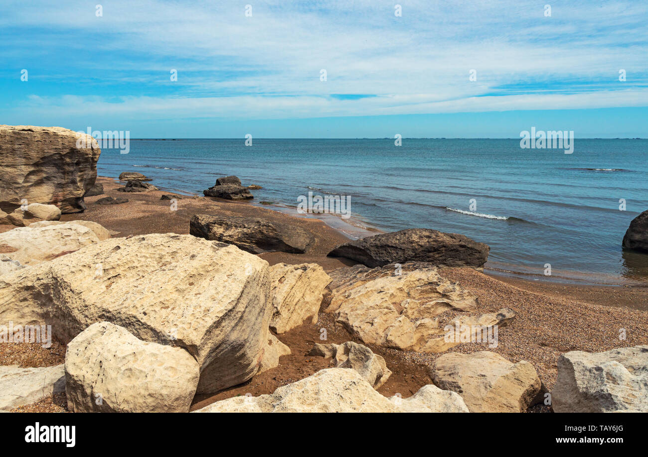 Rocky sea beach Stock Photo - Alamy
