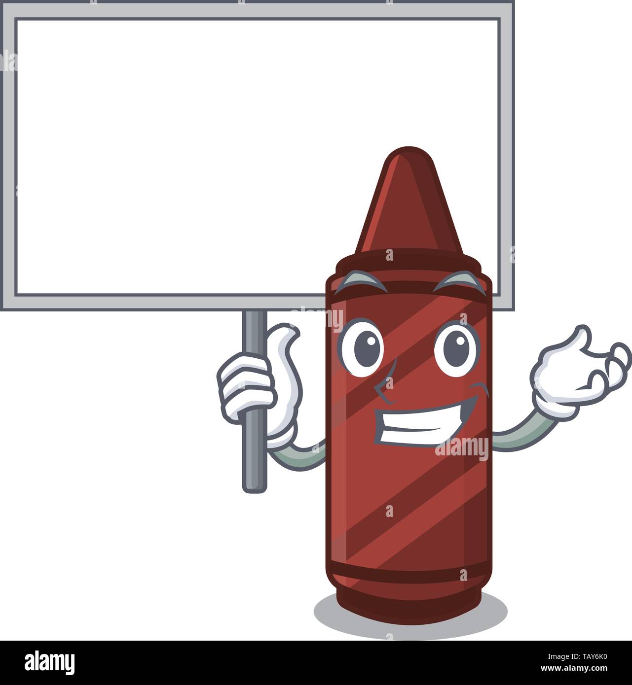 Brown Crayon Clip Art