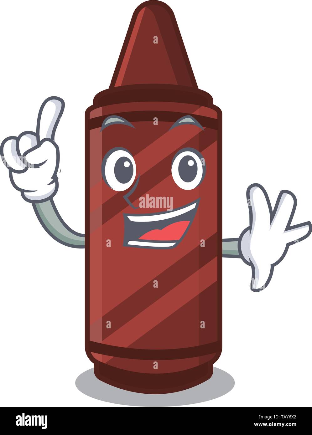 Brown Crayon Clipart