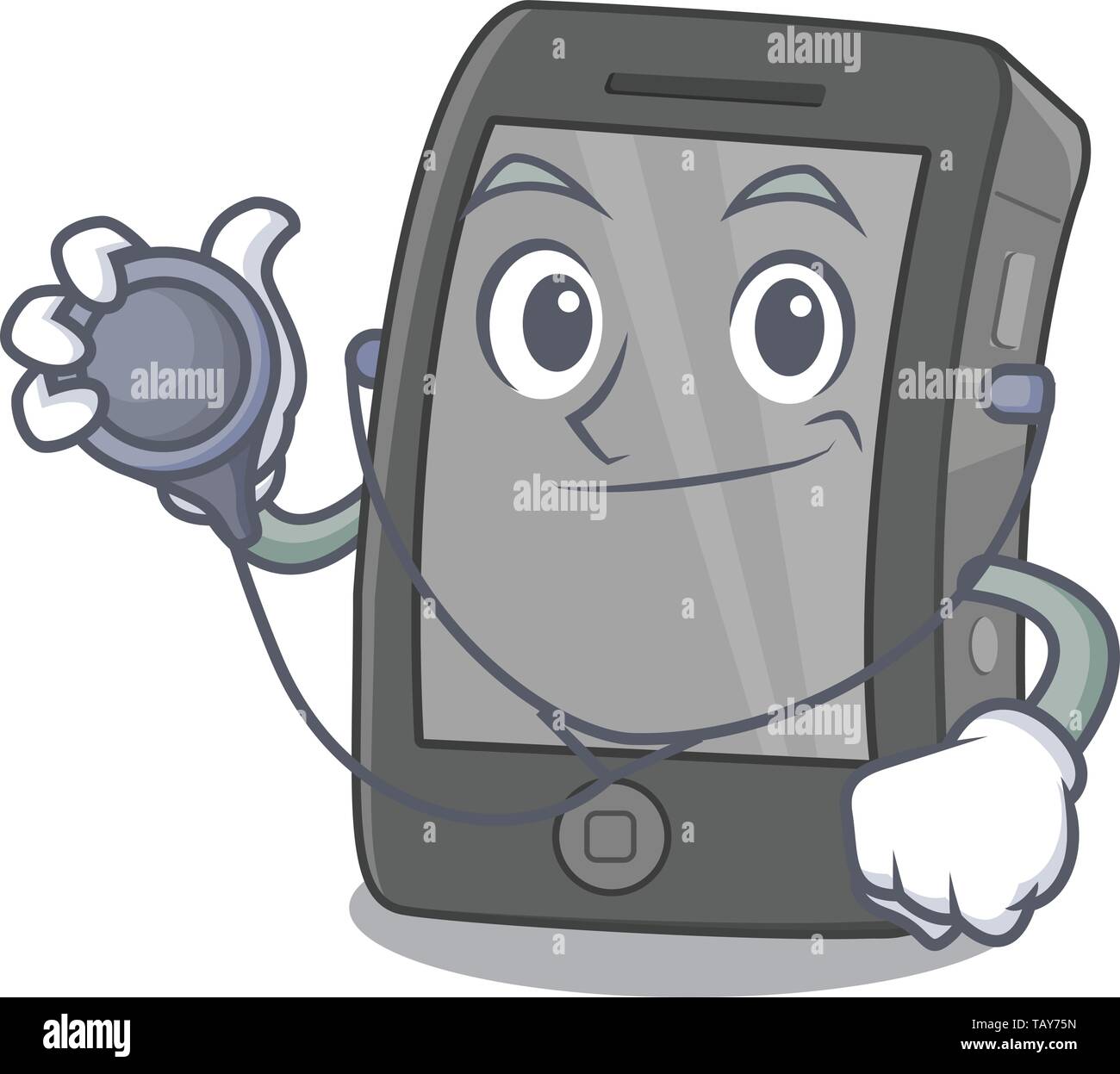 Digital tablet in doctor Stock Vector Images - Alamy