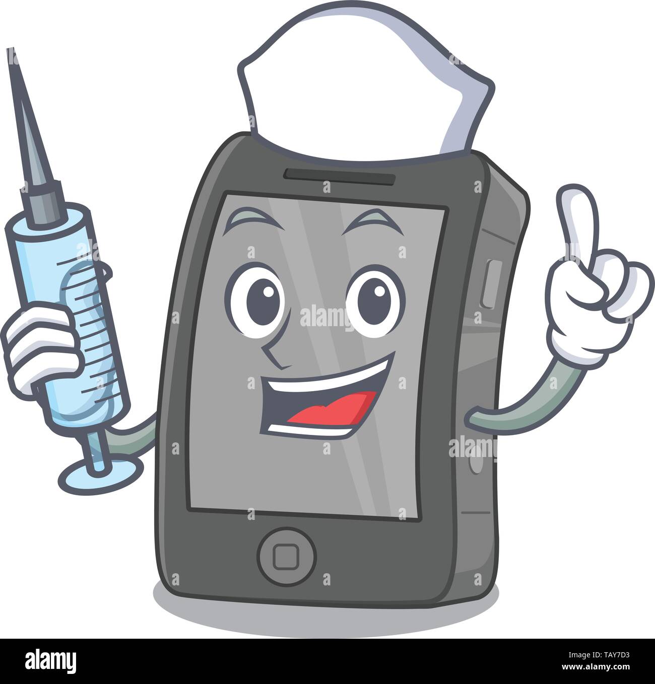 Nurse with ipad Stock Vector Images - Alamy