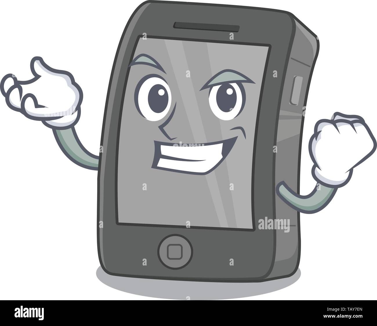 Successful ipad isolated with in the character Stock Vector Image & Art ...