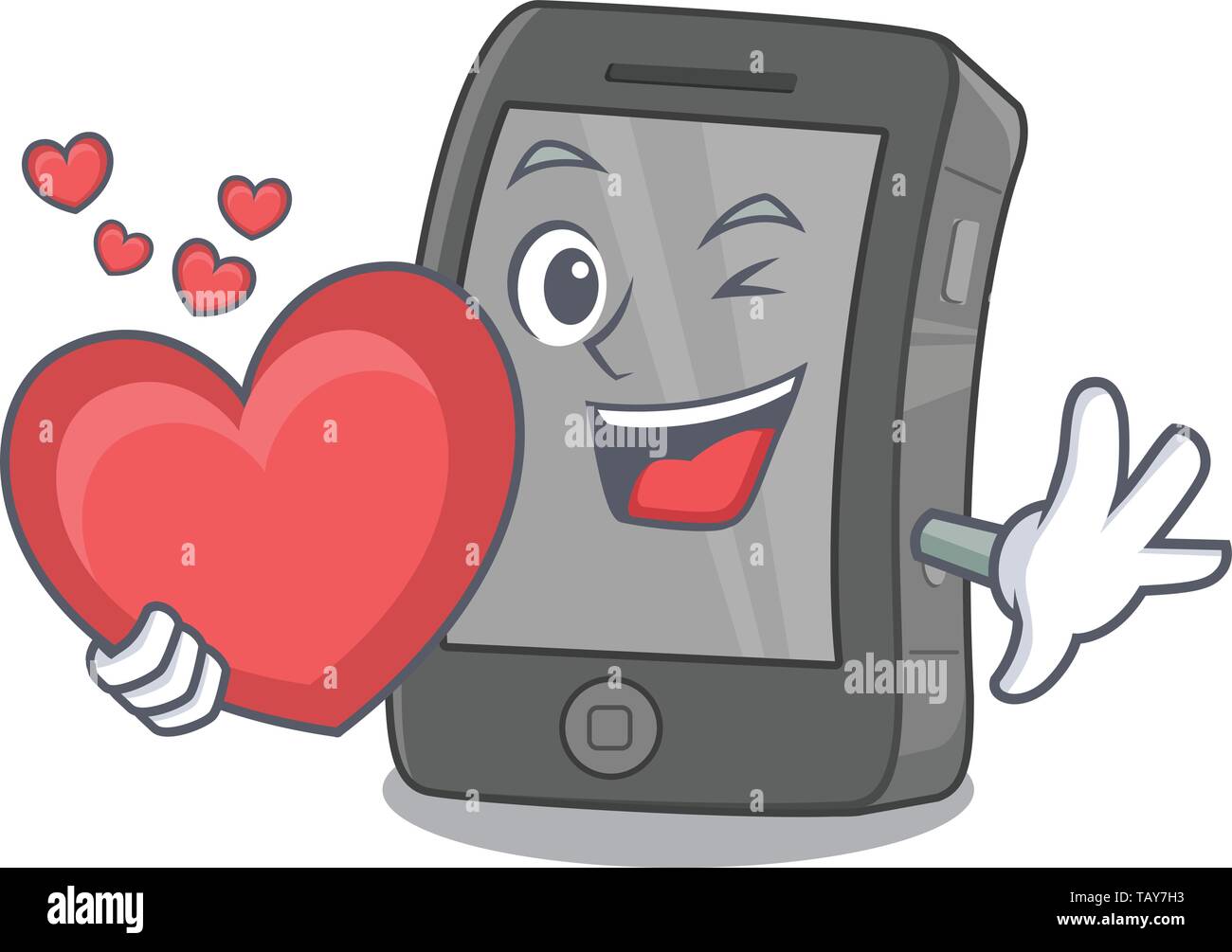 Ipad isolated table Stock Vector Images - Alamy