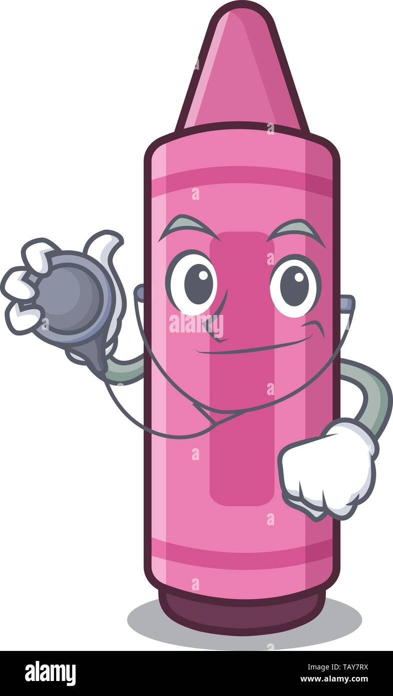 Pink Crayon Clipart