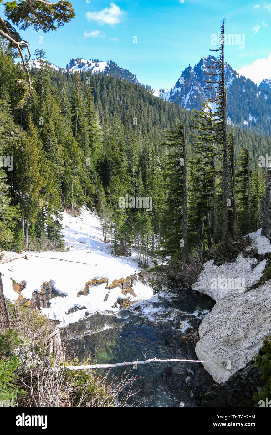 Mt rainier water falls hi-res stock photography and images - Alamy