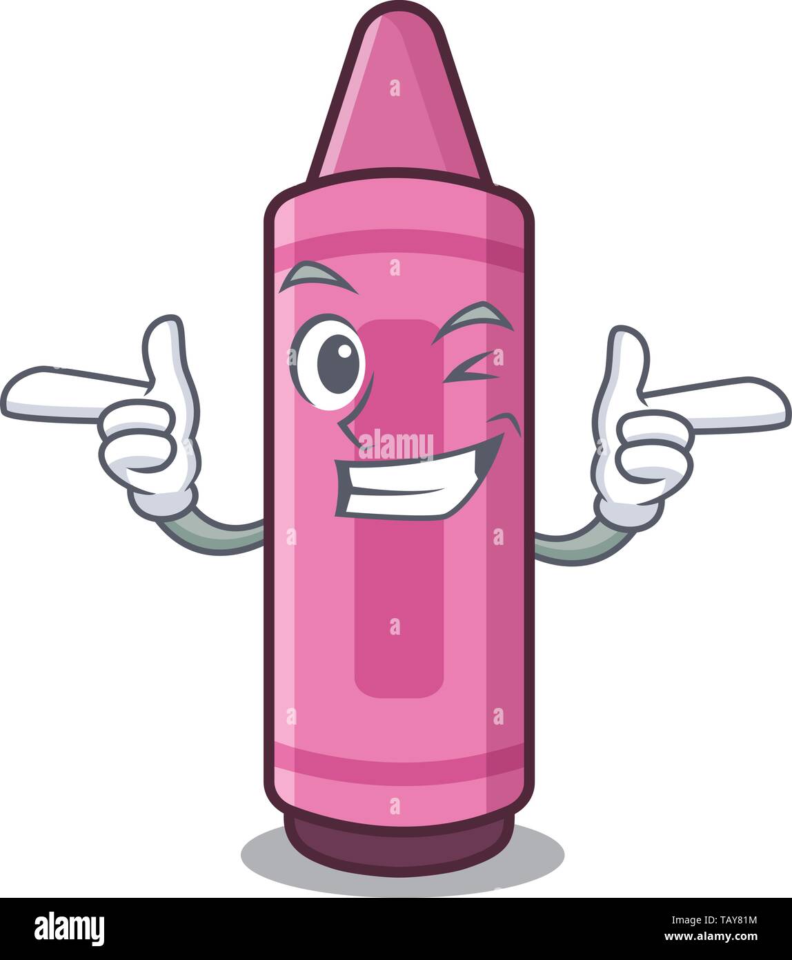 Pink Crayon Clip Art