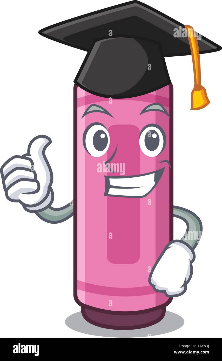 Graduation hat in one Stock Vector Images - Alamy