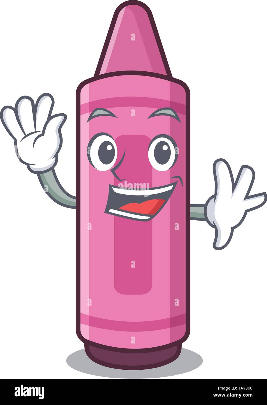 Waving hand, pencil drawing Stock Vector Images - Alamy