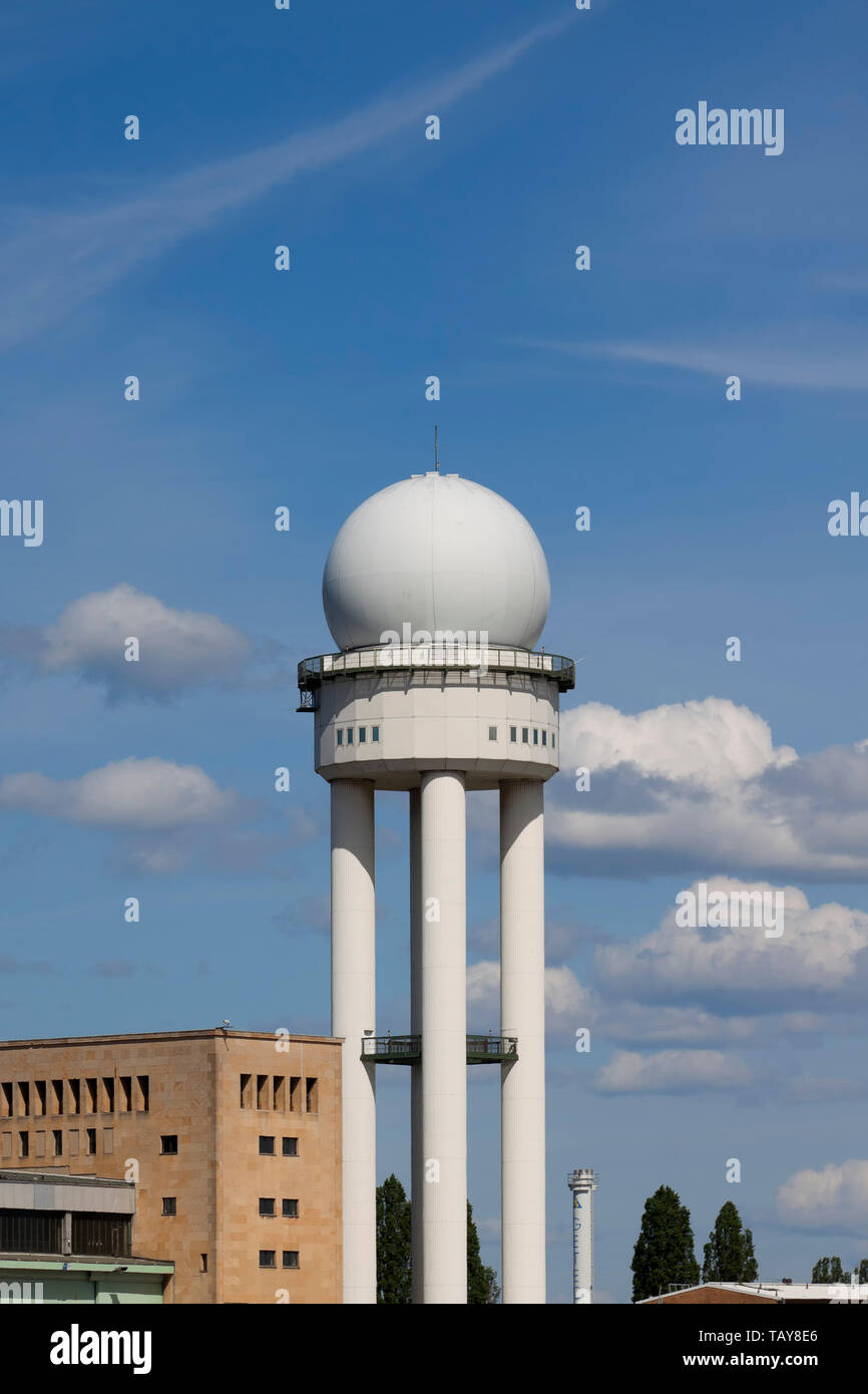 Radic dome, radome, Tempelhof Airport, Berlin, Germany Stock Photo - Alamy