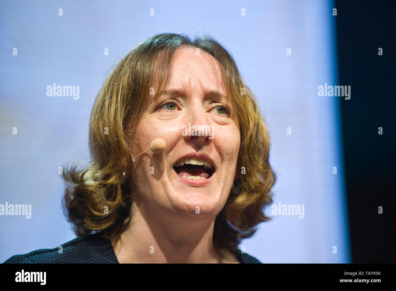 Catherine Fletcher on stage at Hay Festival to celebrate the 500th ...