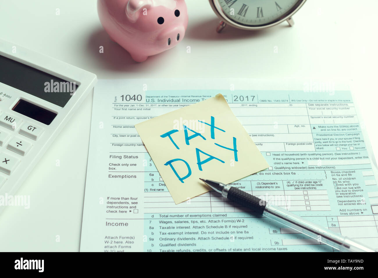 Tax Time. Concept Image Stock Photo - Alamy