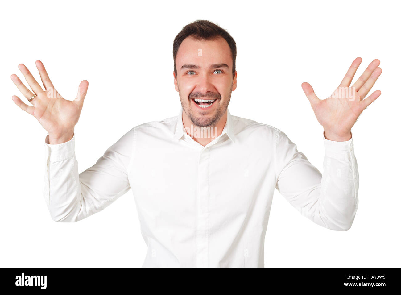 surprised young man Stock Photo - Alamy