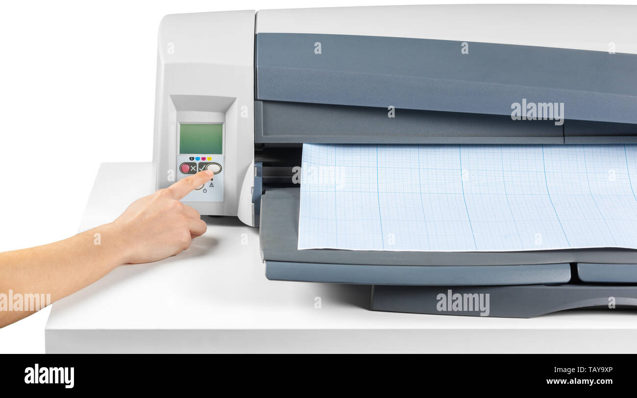 office desktop printer Stock Photo - Alamy