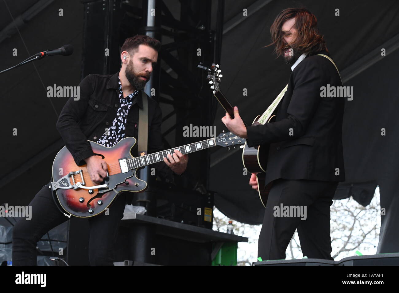 Singer, songwriter and guitarist Ben Schneider is shown performing on ...