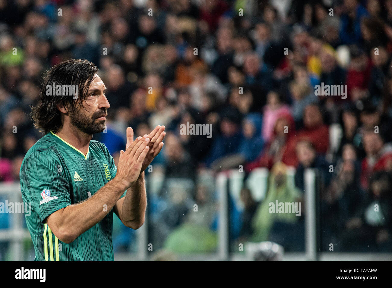 Andrea Pirlo during the La Partita del cuore: Campioni della ricerca vs ...