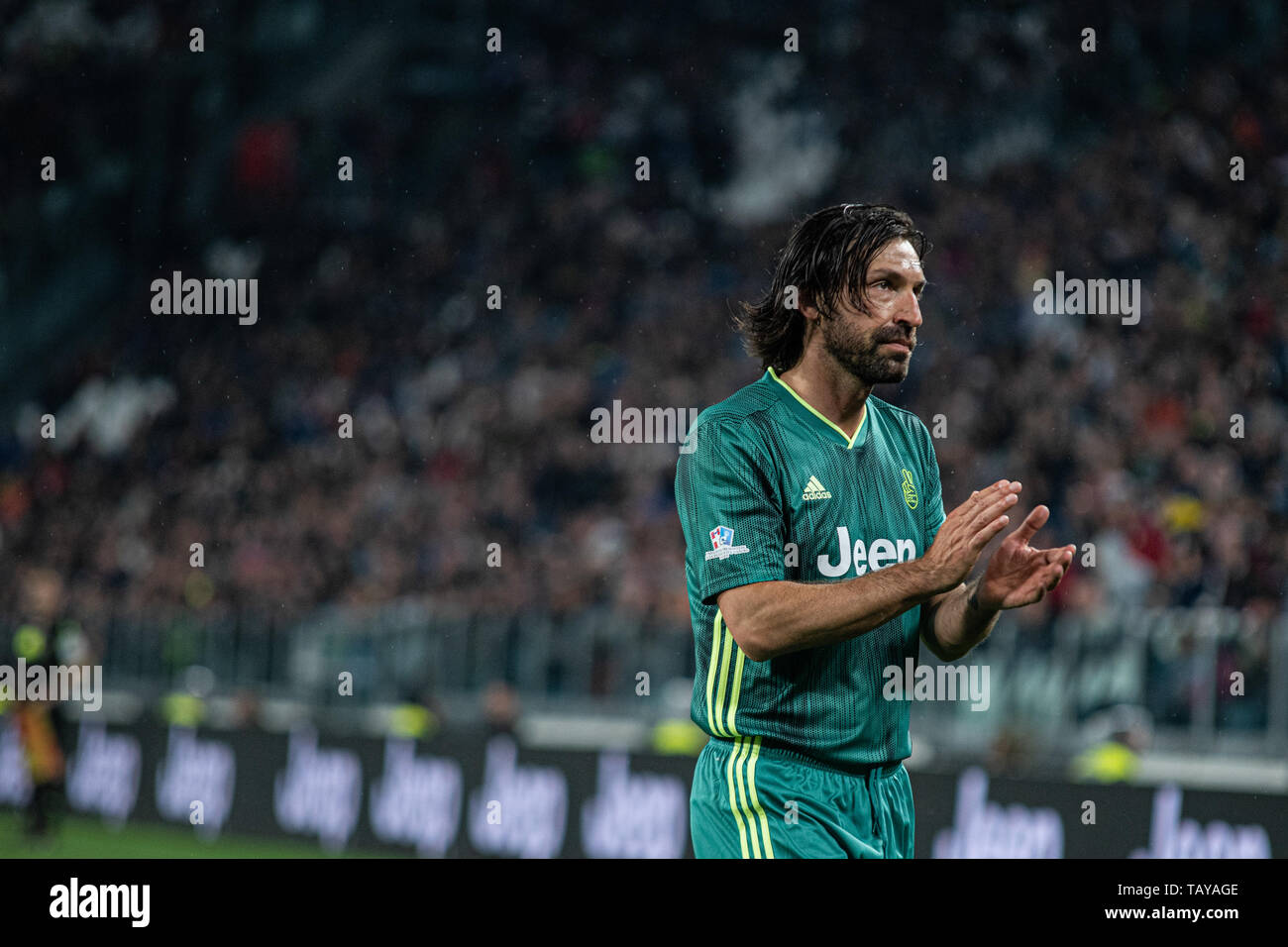 Andrea Pirlo during the La Partita del cuore: Campioni della ricerca vs ...