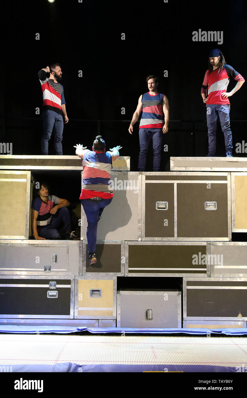 Transit, the gravity-defying show from the Quebequois circus performers ...