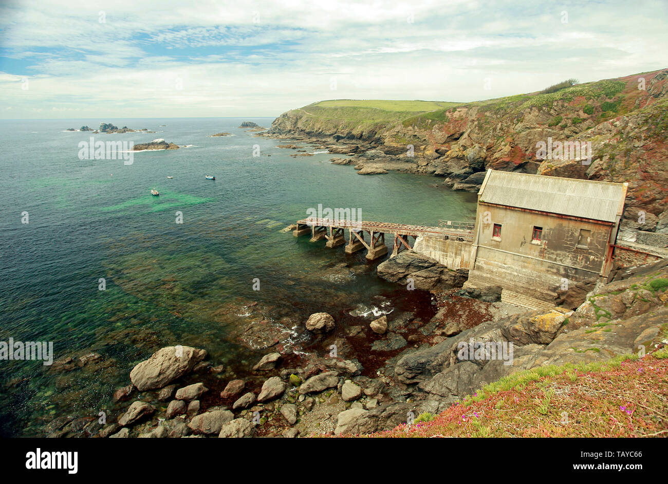 Lizard Point, Cornwall, UK Stock Photo - Alamy