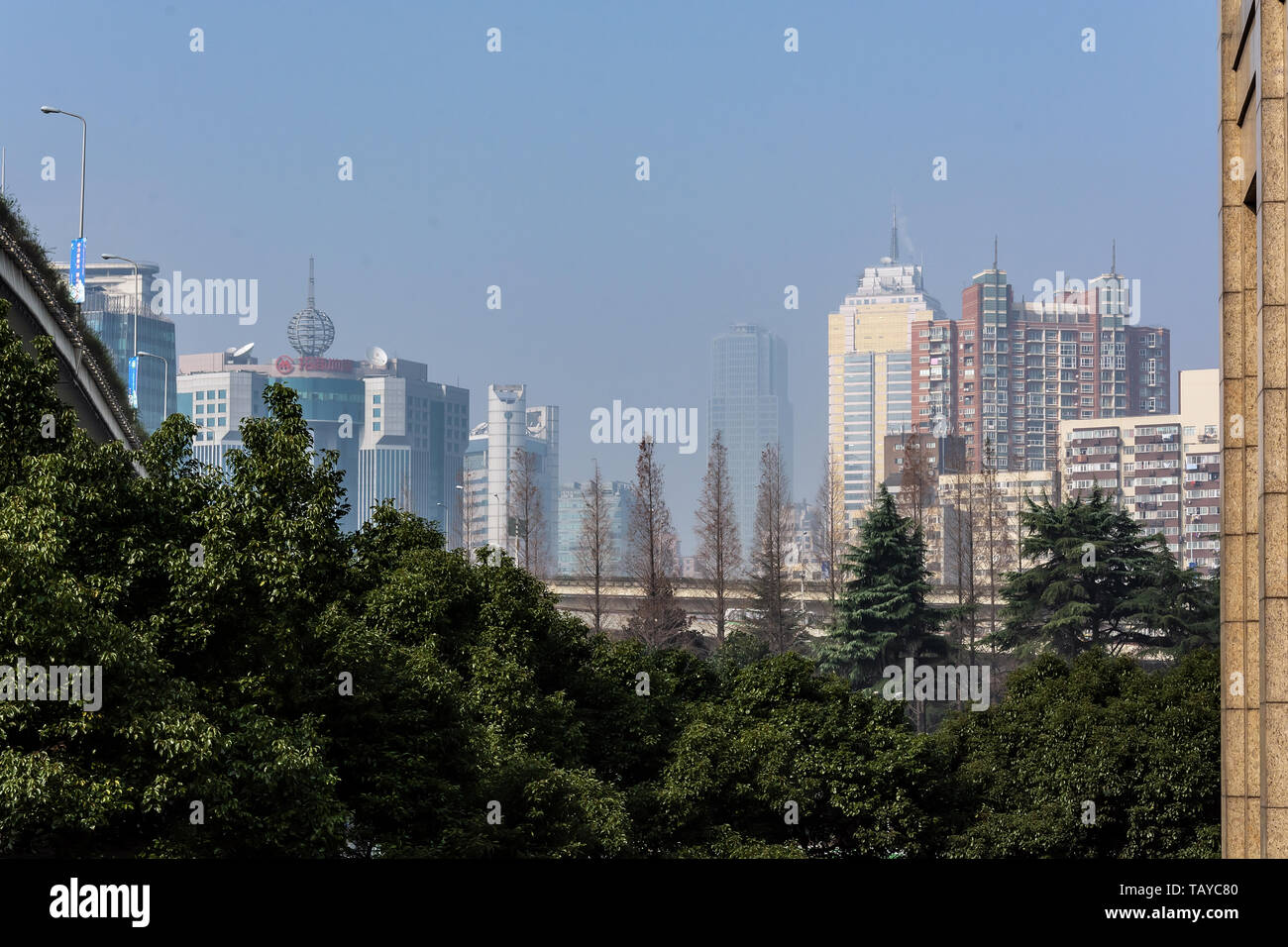 Living Scene on the Streets of Shanghai with Houses Stock Photo - Alamy