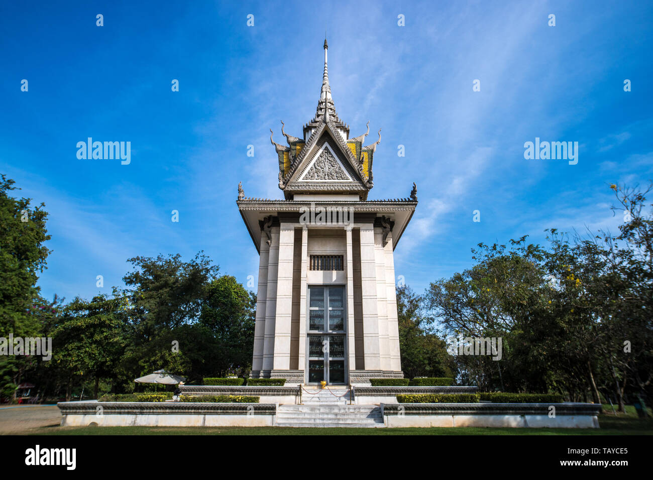 The memorial stupa at choeung ek hi-res stock photography and images ...