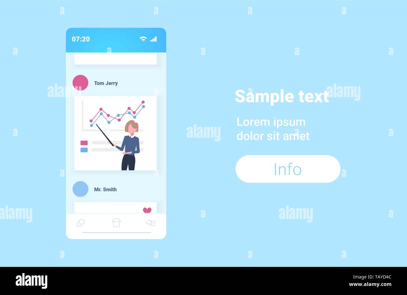 businesswoman presenting financial graphs training conference ...