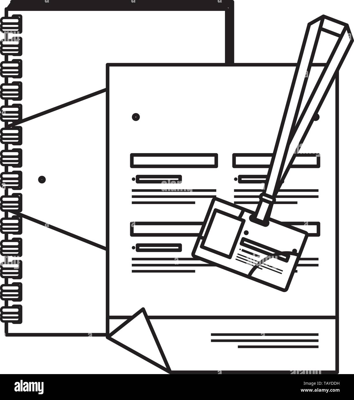 Id notice Stock Vector Images - Alamy