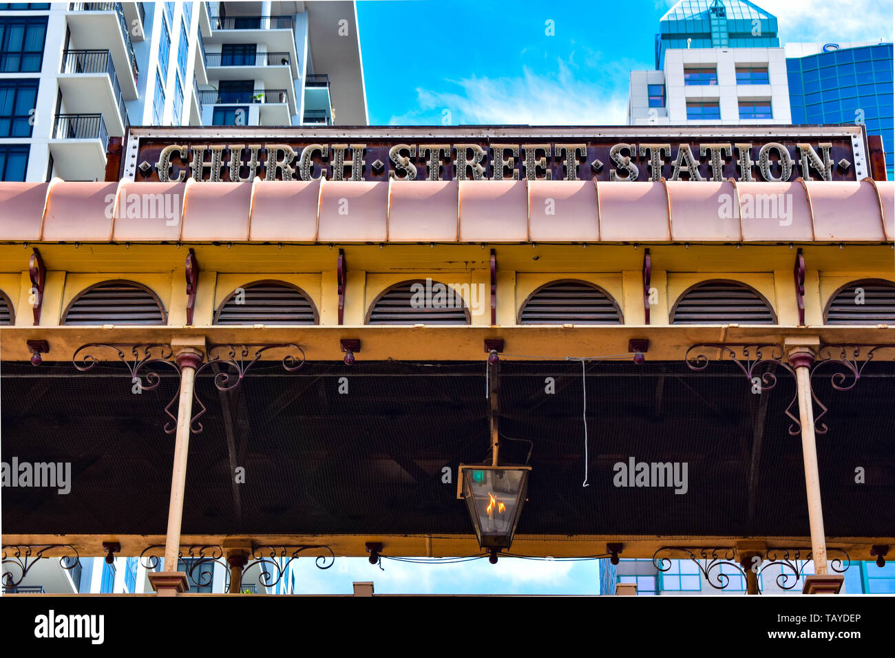 Orlando, Florida . December 25, 2018. The revitalized Church Street ... Orlando, Florida . December 25, 2018. The revitalized Church Street ...