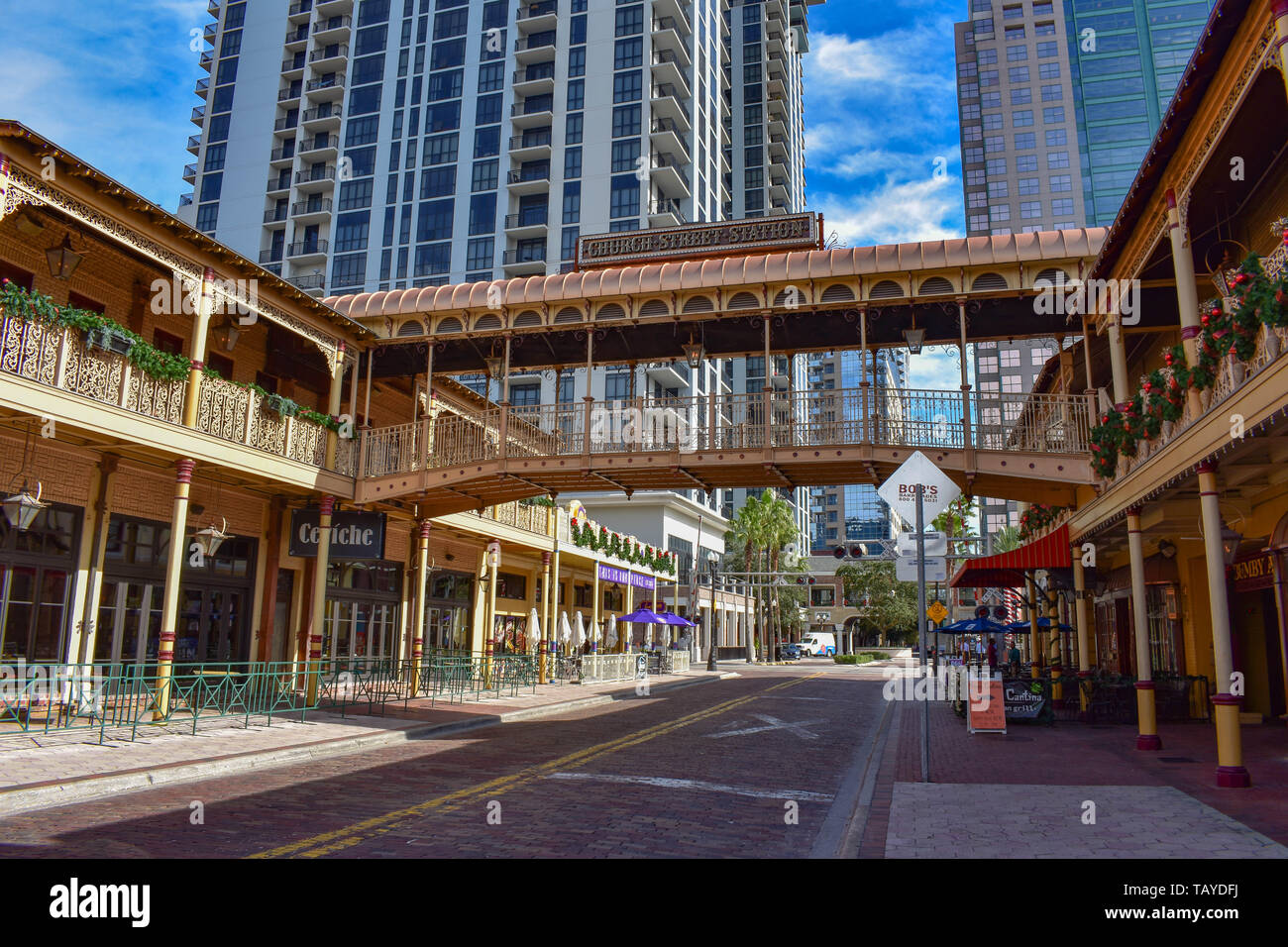 Orlando church street district hi-res stock photography and images - Alamy