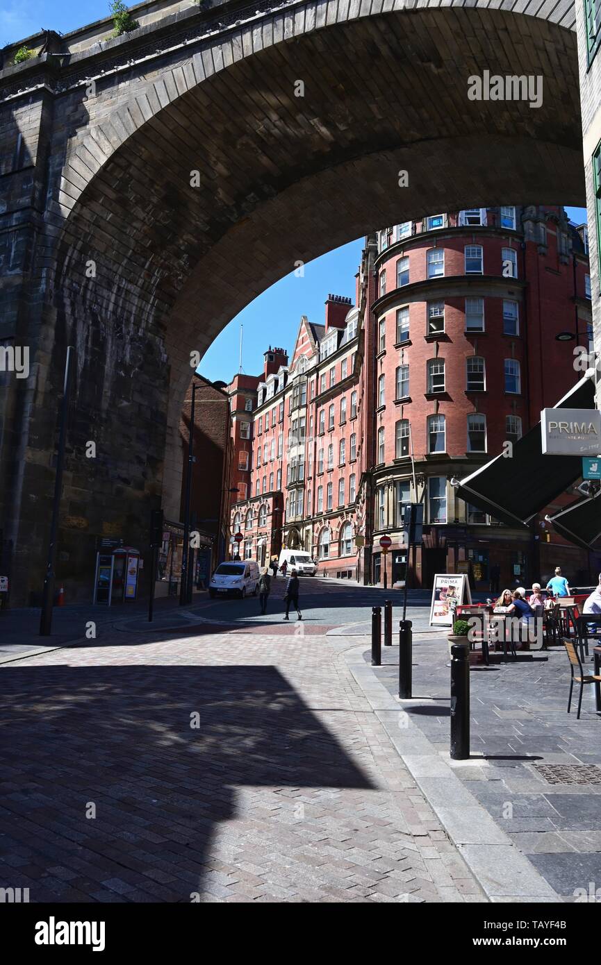 Newcastle city view Stock Photo - Alamy